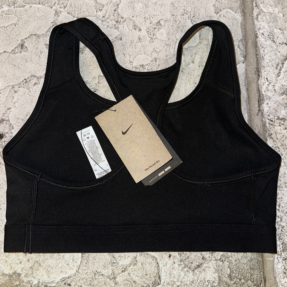 Nike Swoosh Med Support Dri-Fit Non-Padded Sports Training Bra S Small ...