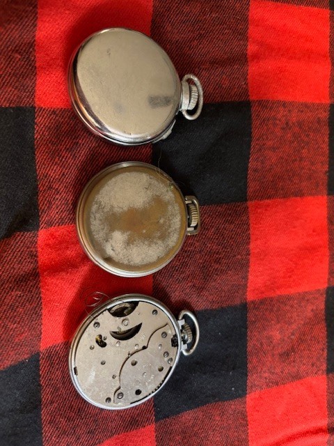 ANTIQUE POCKET WATCHES / 3 WATCHES / NOT WORKING / FOR PARTS | eBay
