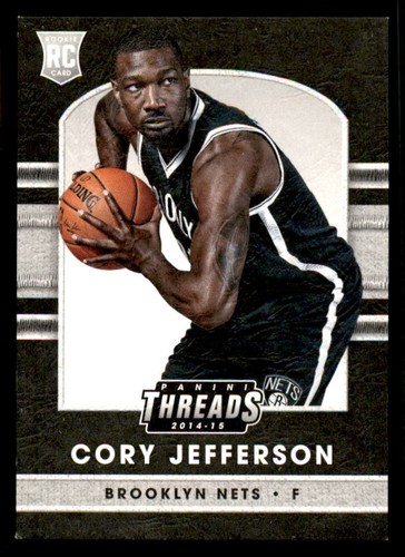 2014-15 Panini Threads Brooklyn Nets Basketball Card #271 Cory ...