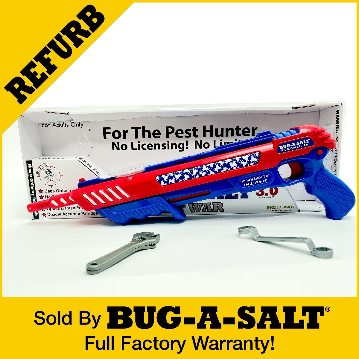 REFURBISHED BUG-A-SALT SALT WAR FREEDOM EDITION 3.0 | eBay