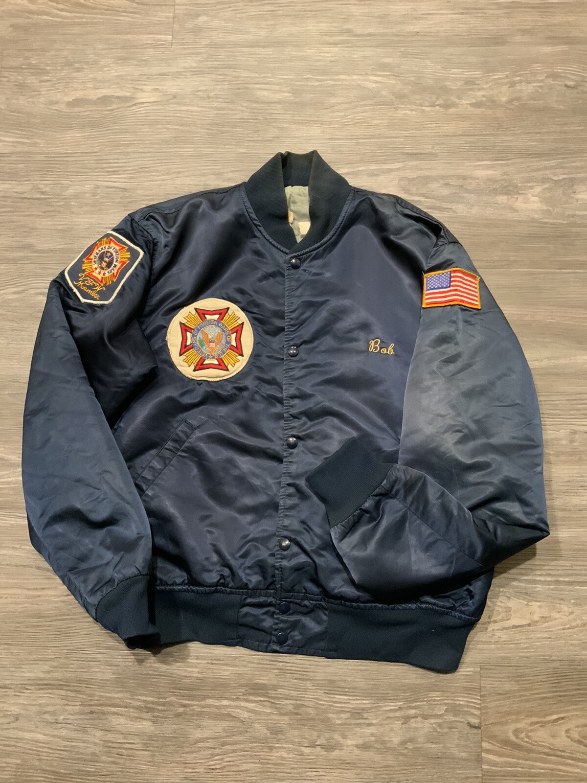 Vintage blue vfw jacket - Gem