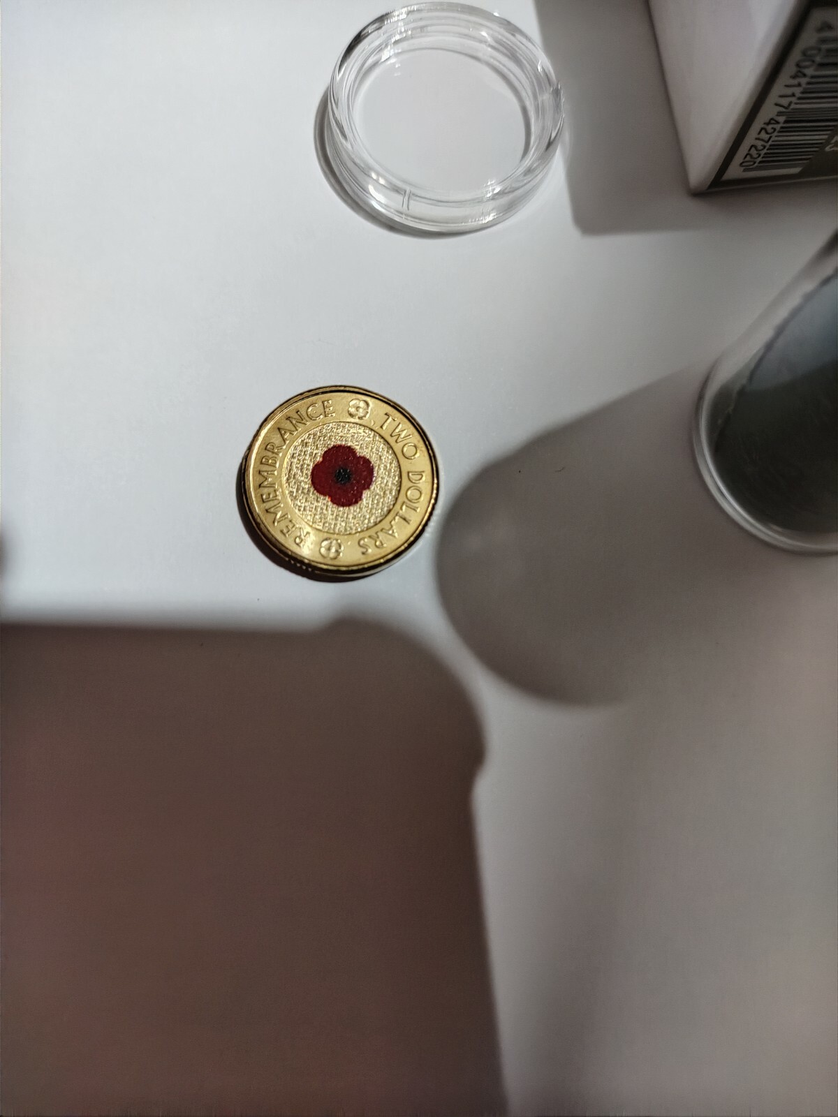 2012 Australian $2 Red Poppy Remembrance Colour Coin UNC FROM CHUBB ...