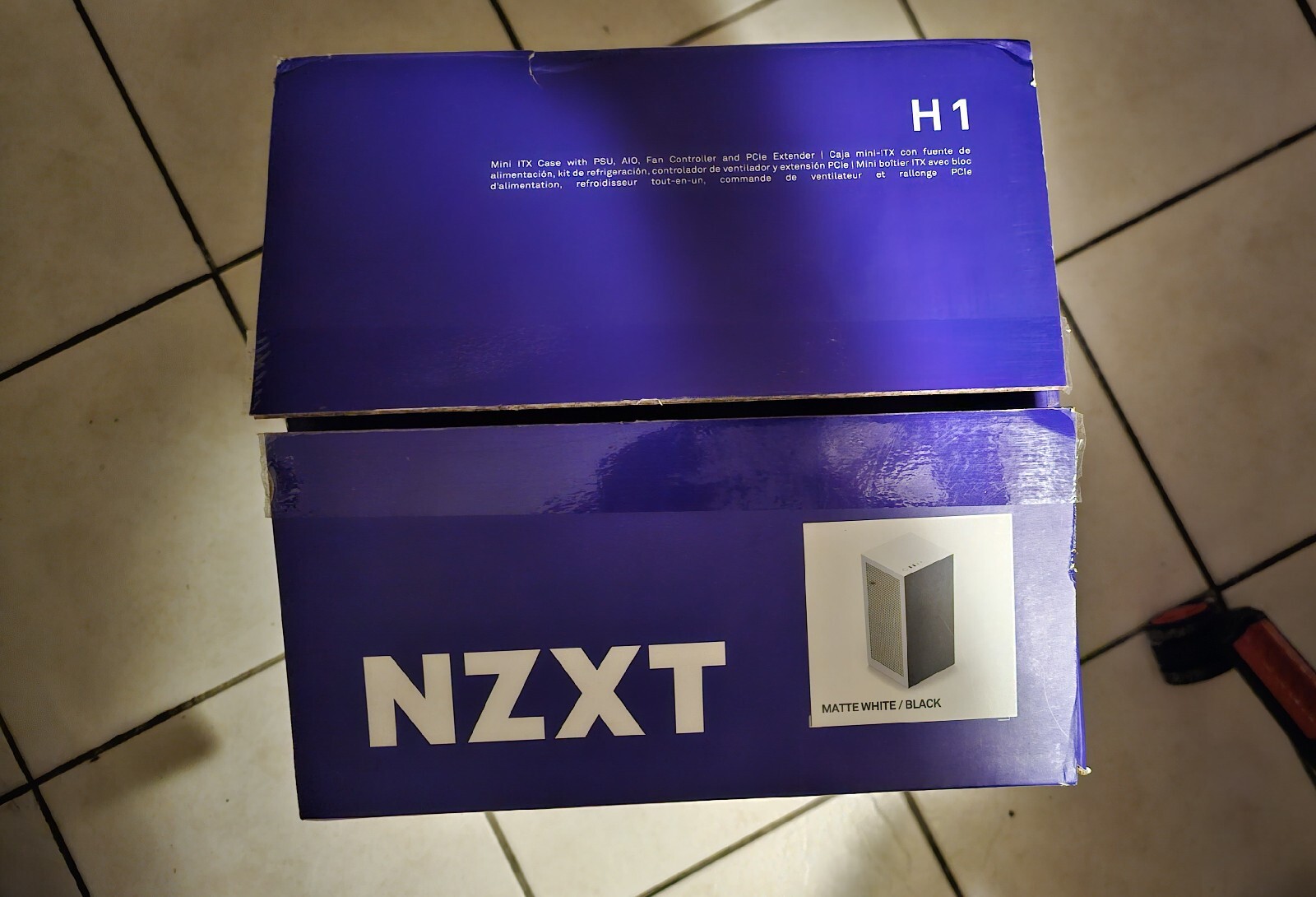NZXT H1 V2 SFF Mini ITX Tower Case - 750W | Grelly UK
