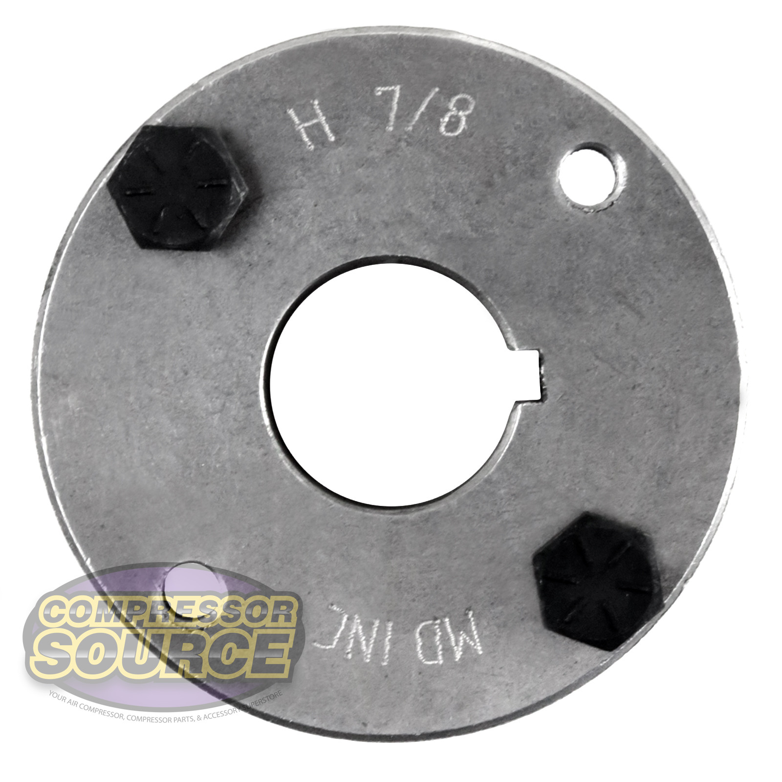 7/8" Bore H style Steel Sheave / Pulley Bushing Split Taper For Keyed ...