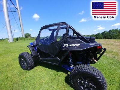 DOORS & REAR WINDOW for Polaris RZR XP Turbo S - Soft Material - Vinyl ...