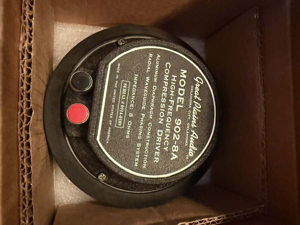Great Plains Audio 902-8A (Altec Lansing Model 19) High Compression Driver | eBay