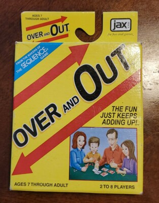Over and Out Card Game - The Fun Just Keeps Adding Up! Jax LTD Unopened ...