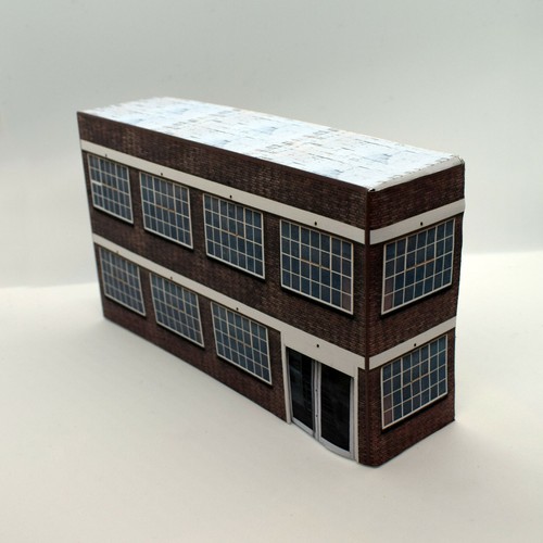 Card Low Relief OO Gauge Industrial Buildings Pack of 4 1/76 Scale 4mm ...