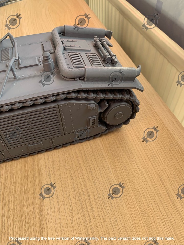 WW2 FRENCH HEAVY TANK CHAR B1 BIS, 3D PRINTED, MANY SCALES AVAILABLE | eBay