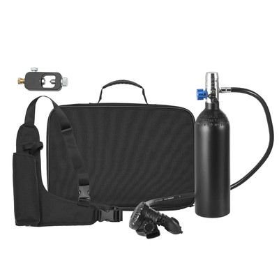 Mini Scuba Diving Tank Kit 1 L Oxygen Tank Depth Refillable Snorkel Air ...