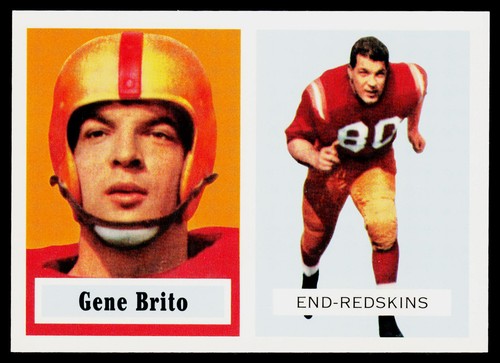 Gene Brito, 1994 Topps Archives 1957, #48, Washington Redskins, | eBay