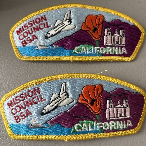 Boy Scouts Of America BSA California Mission Council Shoulder Patch ...