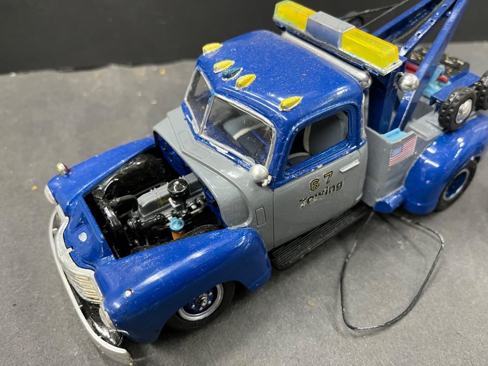 C11 1950 Chevy Tow Wrecker Truck built car model 1/24 McM. | eBay