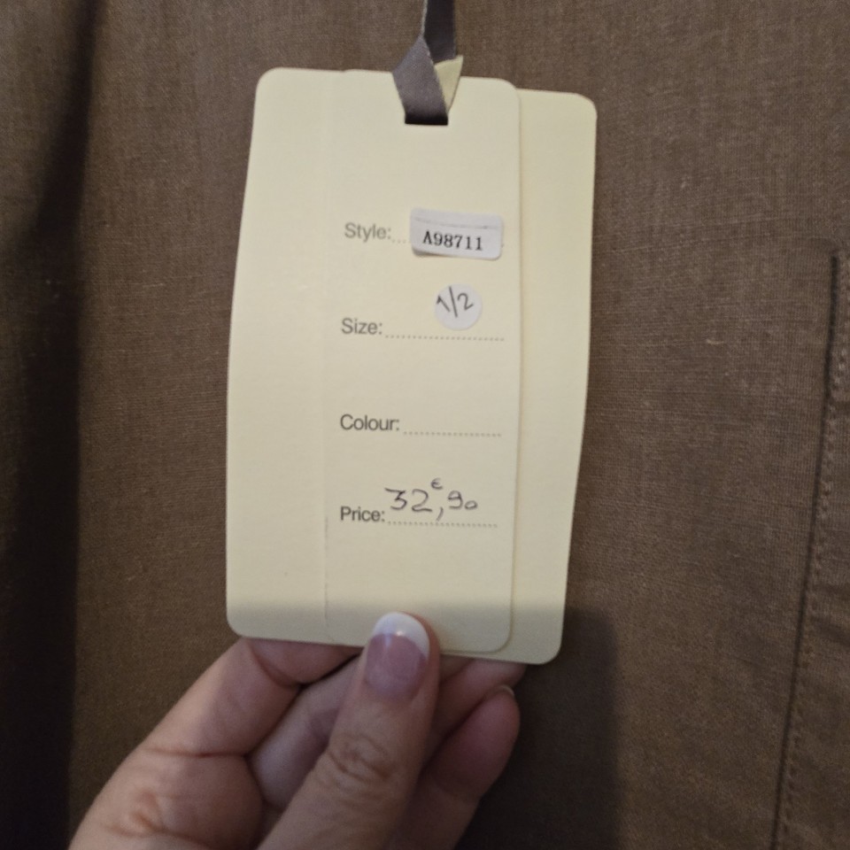 Neslay Paris NWT Womens Oversized Top L XL Cut Outs Charms Lagenlook ...