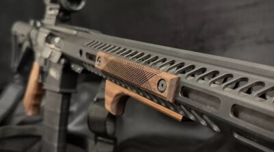 Hard Wood Rail Cover for M-Lok and KeyMod Rail, Walnut, Hand Crafted ...