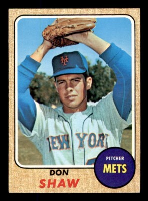 1968 Topps Baseball #521 Don Shaw EX *e1 | eBay