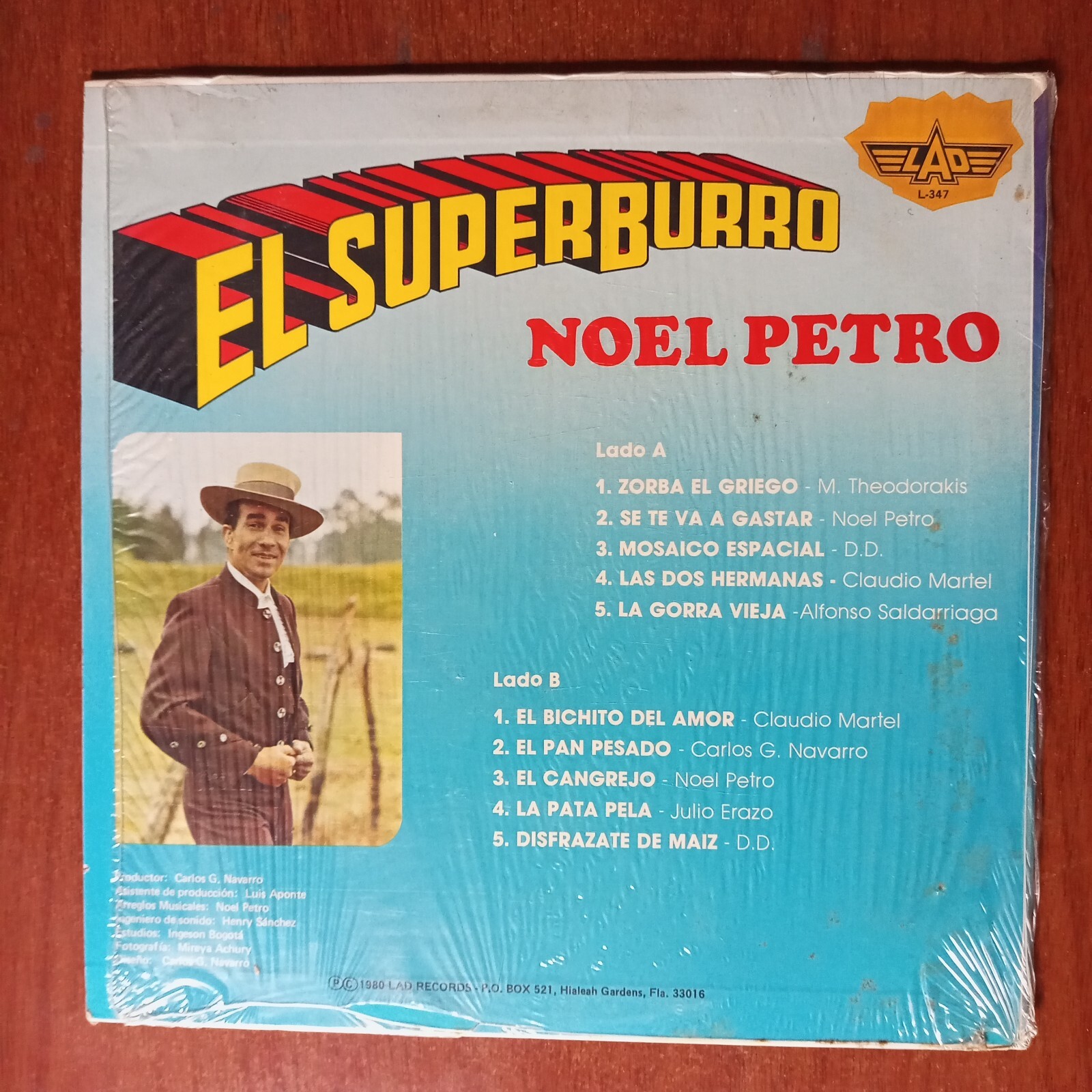 Noel Petro – El Super Burro [1980] Vinyl LP Latin Folk Country Cumbia ...