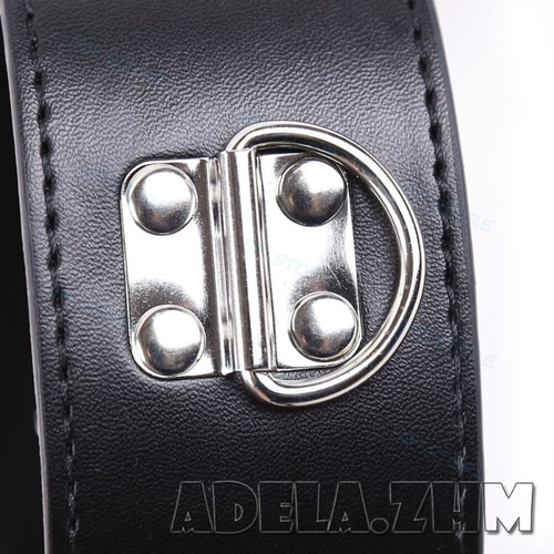Faux Leather Neck Collar To Handcuffs Arm Binder Lock Restraint Wrist ...