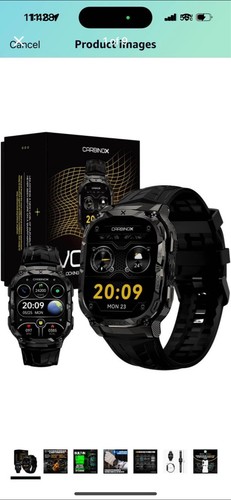 Carbinox Vortex Tactical Military Smart Watch Shock and Waterproof | eBay