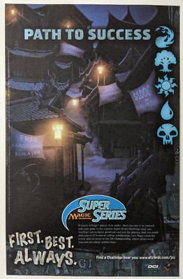 Super Series Magic the Gathering Print Ad Game Poster Art PROMO ...