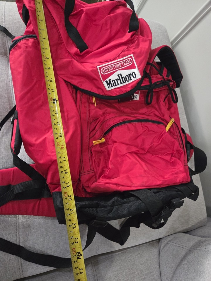 Marlboro Adventure Team 90s Vintage Backpack Large Camping Hiking ...