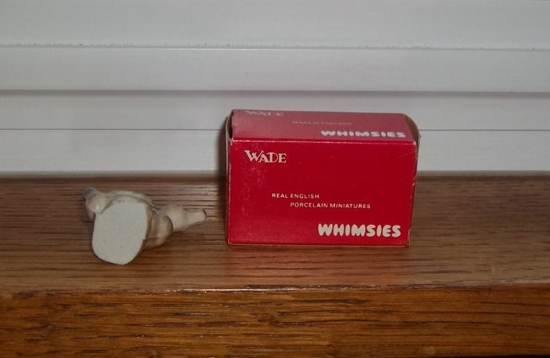 VINTAGE WADE WHIMSIE #6 DUCK with Box 1972 Blue Brown w/ Yellow Beak | eBay