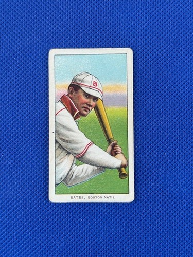 Vintage 1909-1911 T206 Johnny Bates Baseball Card - Piedmont Back | eBay