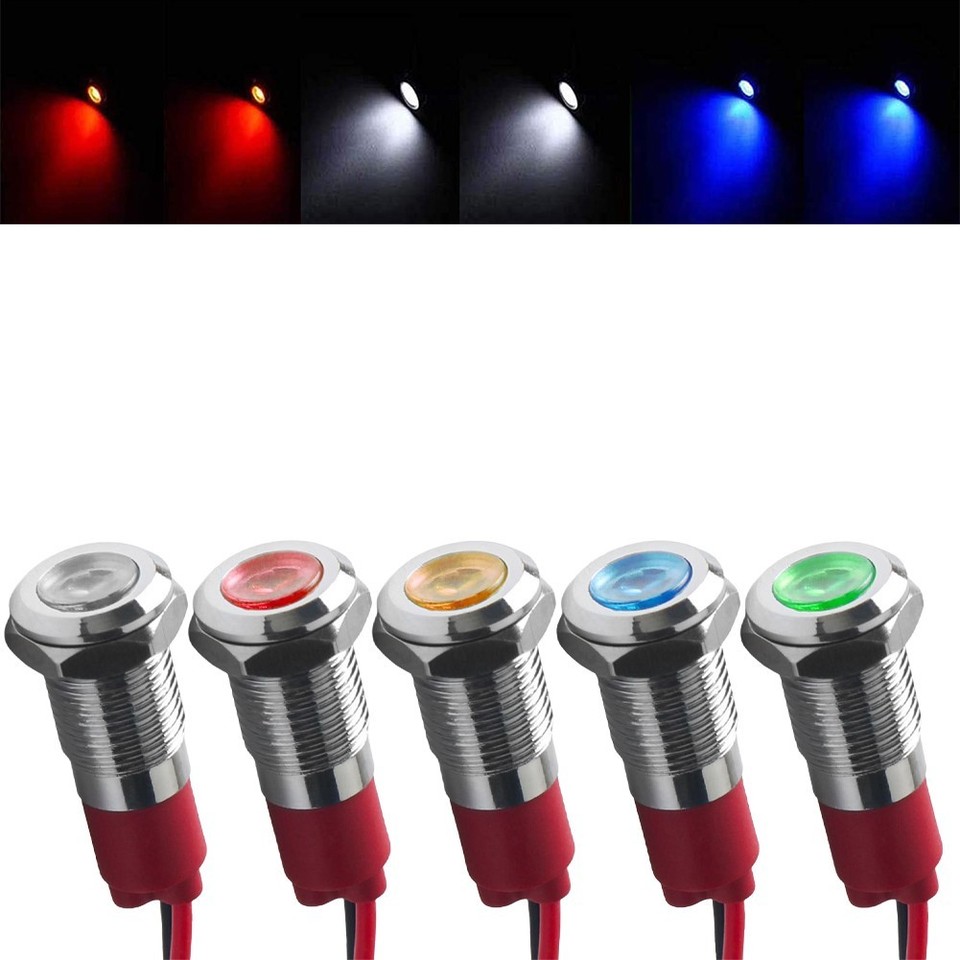 8mm LED Light LED Panel Panel Mount Lights Energy Efficient Lights | eBay