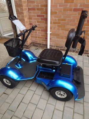 Bugg-Ease Single Seat Golf Buggy with handle bars & Lightweight Seat ...