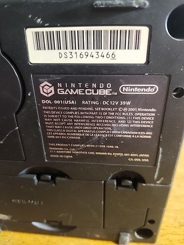 GameCube Console Black Bundle With 2 Games, Broken Controller | eBay