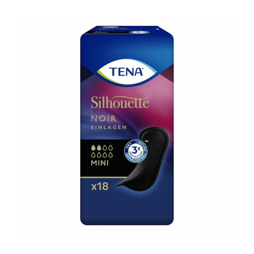 TENA Silhouette Noir Mini Slipeinlage, schwarz | Packung (18 Stück) | eBay