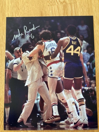 Washington Bullets Mike Riordan signed 8x10 W/COA | eBay