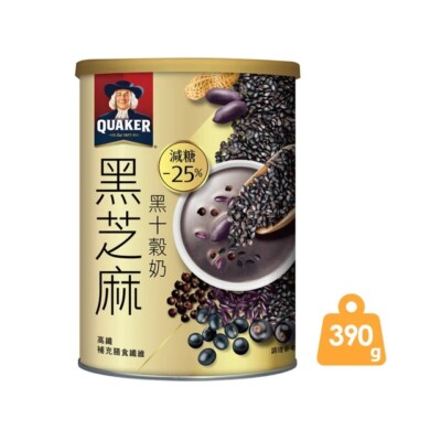 [Quaker] Black Sesame Cereal Drink 桂格黑芝麻黑十穀奶 390g | eBay