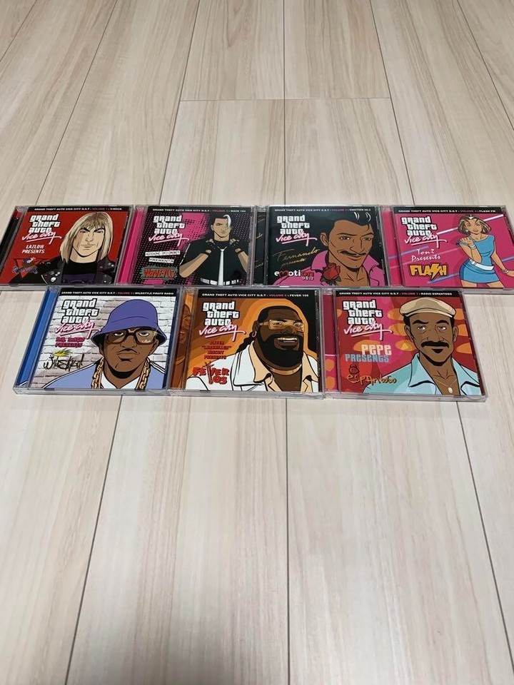 Grand Theft Auto:Vice City Official Sound Track Box Set GTA:VC CD ...