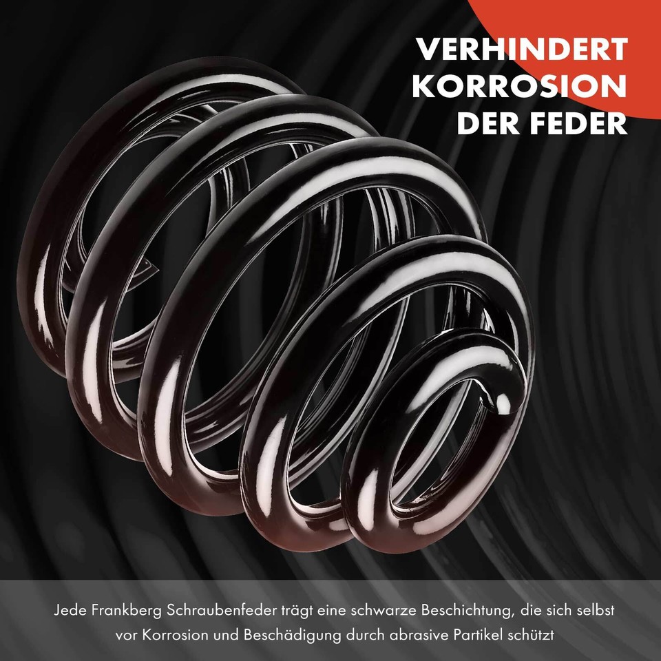 2x Feder Schraubenfeder Hinterachse für Nissan Primastar Opel Vivaro ...