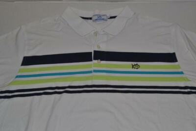 SOUTHERN TIDE SPORT GOLF TPC PLAYERS SAWGRASS WHITE POLO SHIRT MENS ...