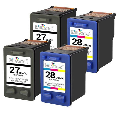 4PK HP 27 & 28 For HP27 C8727AN For HP28 C8728AN Ink Cartridge 4PK | eBay