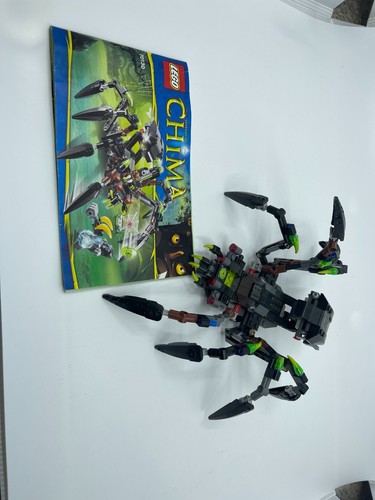 LEGO LEGENDS OF CHIMA: Sparratus' Spider Stalker (70130) incomplet set ...