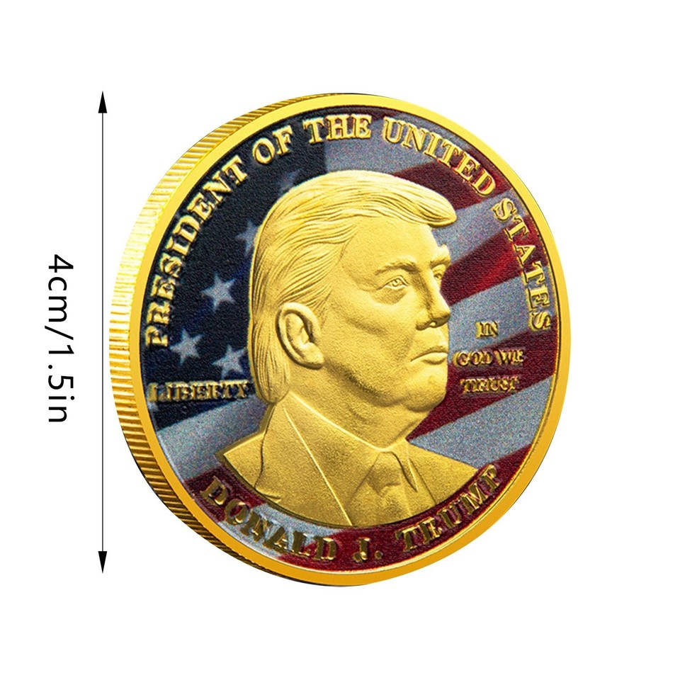 2025 President Donald Trump Commemorative Coin Take America Back Metal ...