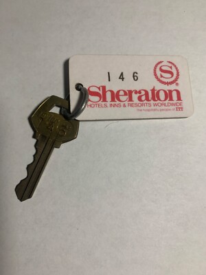 Sheraton Hotel Motel Room Key Fob & Key #146 | eBay