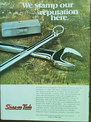 Snap-on Tools 1980 Magazine Advertisement | eBay