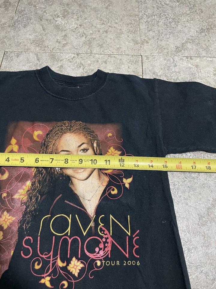 Vtg Y2K Raven Symone Concert Tour Tee 2006 Youth Sz Medium Cheetah ...