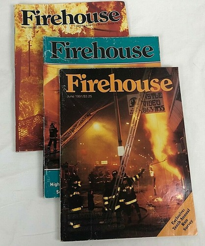 Firehouse Magazine 3 Issues 1991 1992 Good condition | eBay