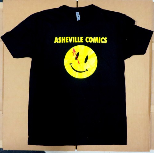 ASHEVILLE COMICS WATCHMEN DESIGN T-SHIRT Black Medium Rare! | eBay