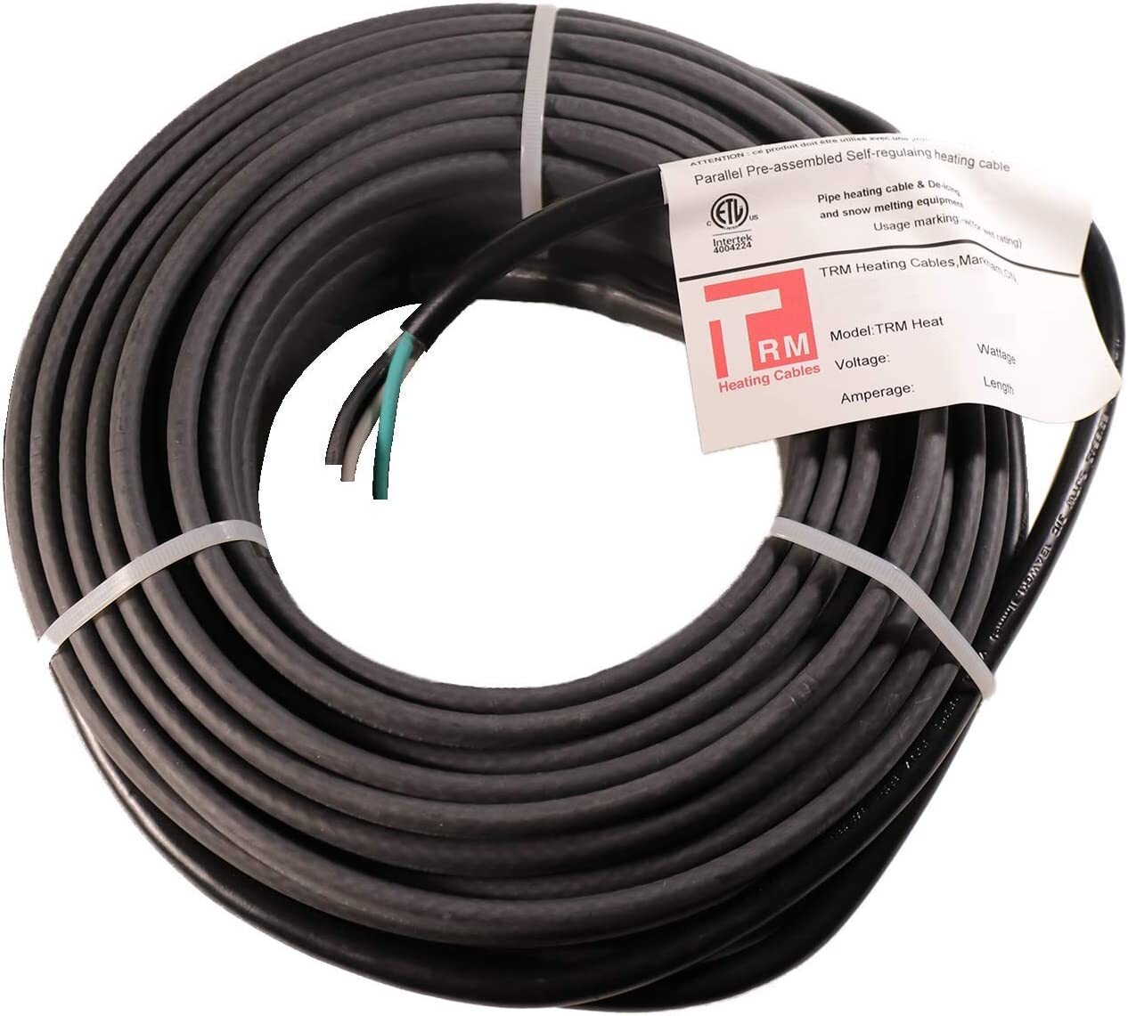 TRM Self-Regulating De-Icing Roof Heating Cable For Snow Melting, Heat Tracing | eBay