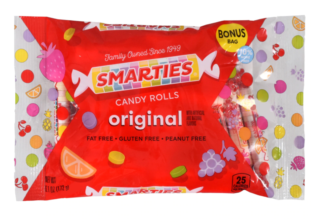 SMARTIES 6.1 oz. Original Tart Candy Rolls Bonus Bag ** BB 8/2025 ** | eBay