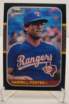 1987 Donruss #593 Darrell Porter Texas Rangers Baseball Card | eBay