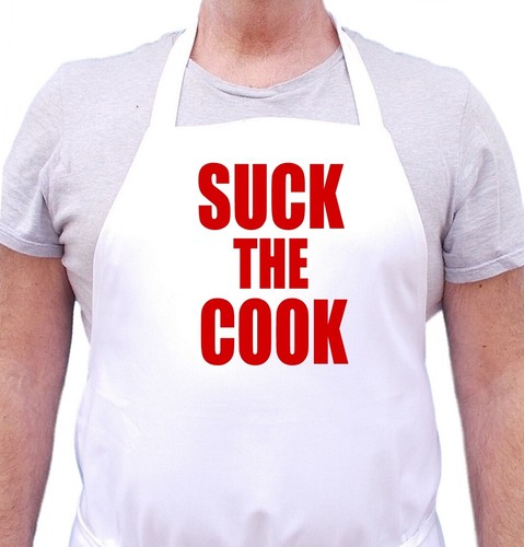 Naughty Kitchen Apron Suck The Cook Aprons With Dirty Sayings ...