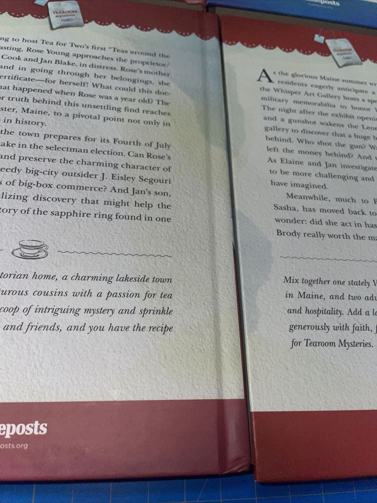 Guideposts Tearoom Mysteries 6 Hard Cover Book Lot | eBay