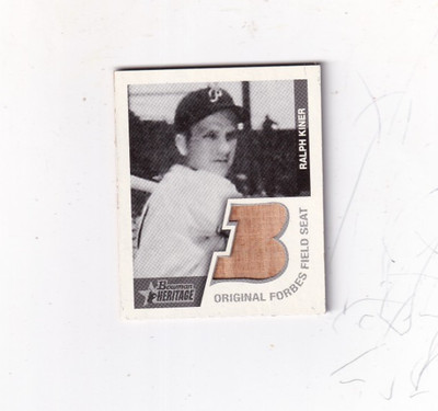 2001 RALPH KINER PIRATES TOPPS BOWMAN HERITAGE FORBES FIELD STADIUM ...